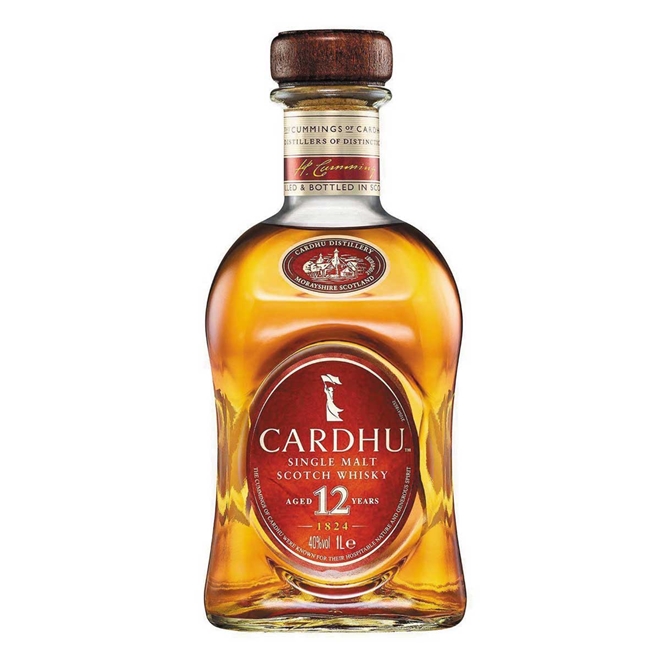 CARDHU SINGLE MALT 12YO 1L