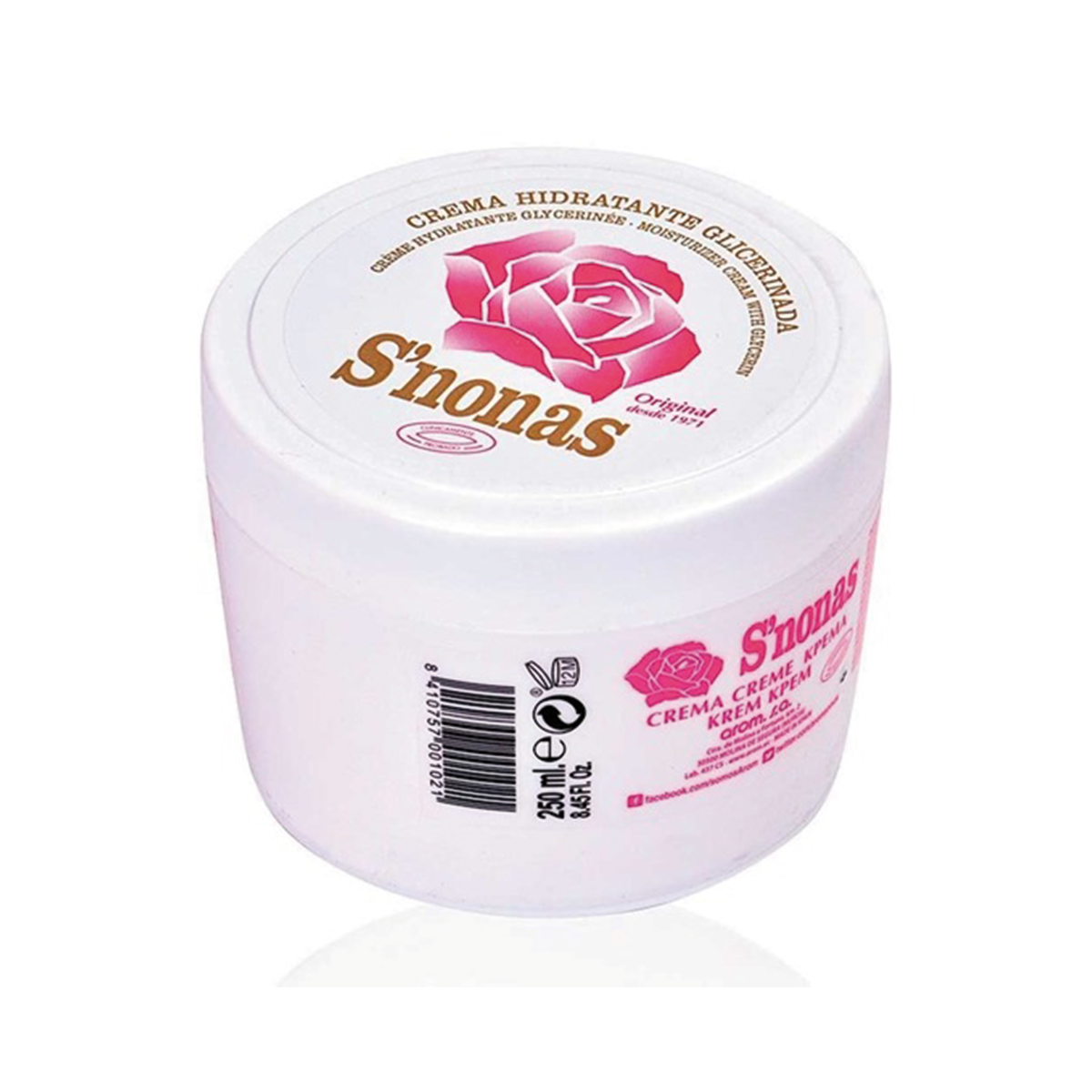 Snonas Creme Glicerinado Pote