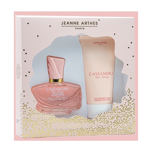 Kit Perfume Jeanne Arthes Cassandra Rose Intense 100ml + Body Lotion ...