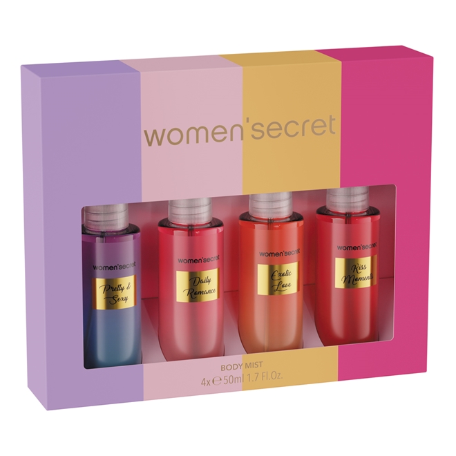 Kit Bruma Corporal Women'Secret Color 4x50ml