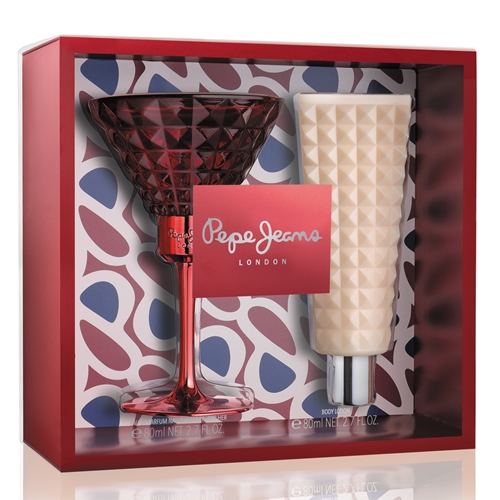 Kit Perfume Pepe Jeans London Calling For Her 80ml + Body Lotion 80ml ...