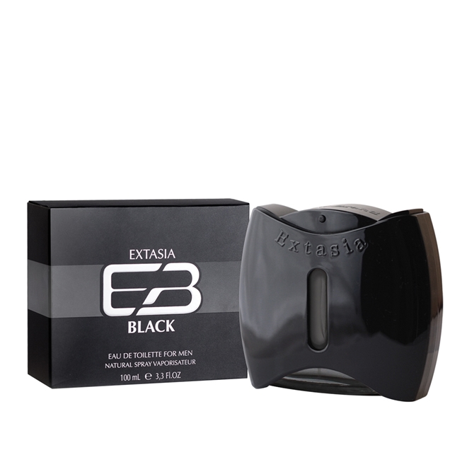 Perfume New Brand Prestige Extasia Black - Eau de Toilette Masculino