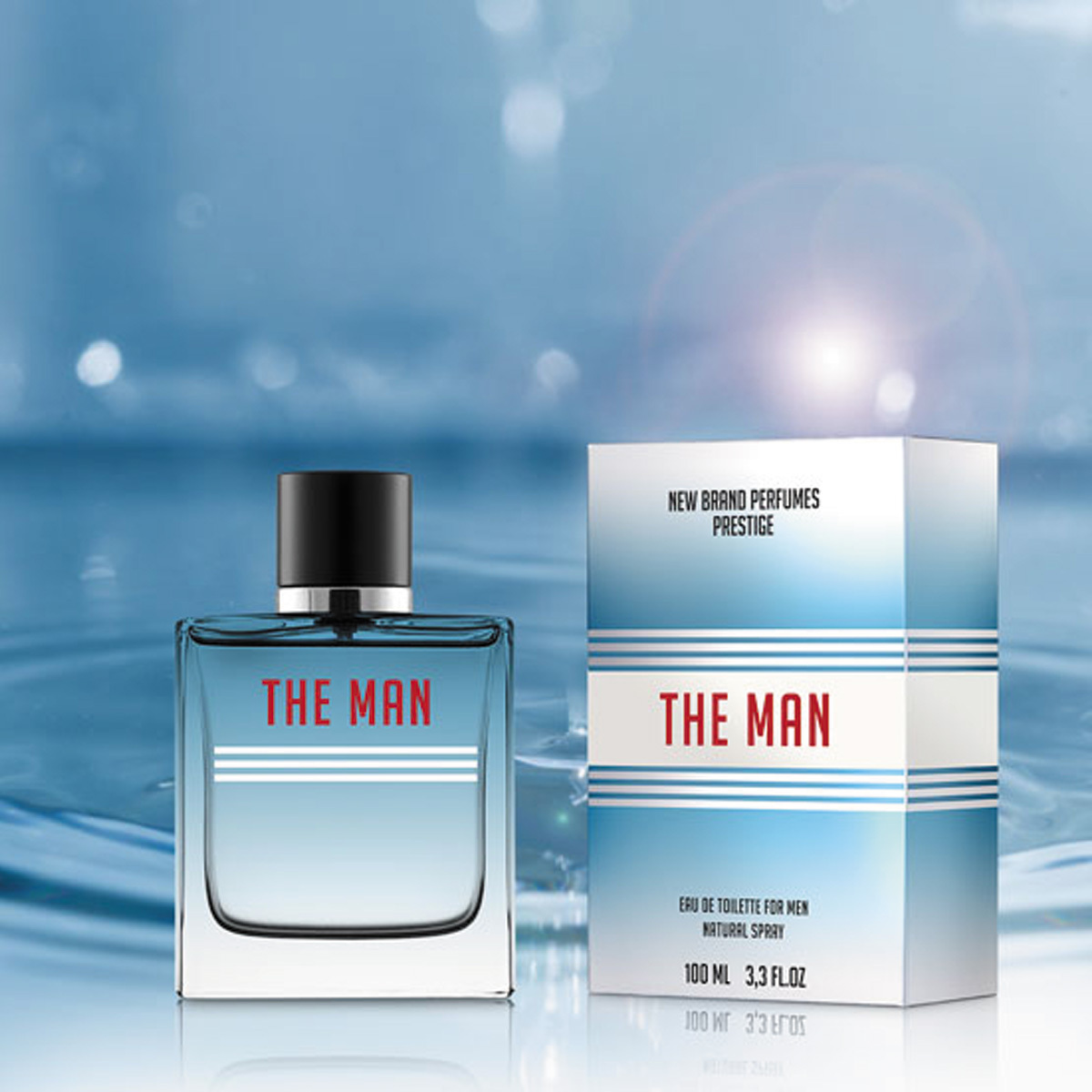 Perfume New Brand Prestige The Man For Men - Eau De Toilette Masculino
