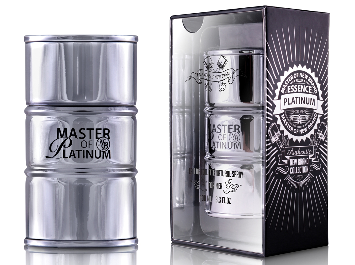 Perfume New Brand Master Essence Platinum - Eau de Toilette Masculino