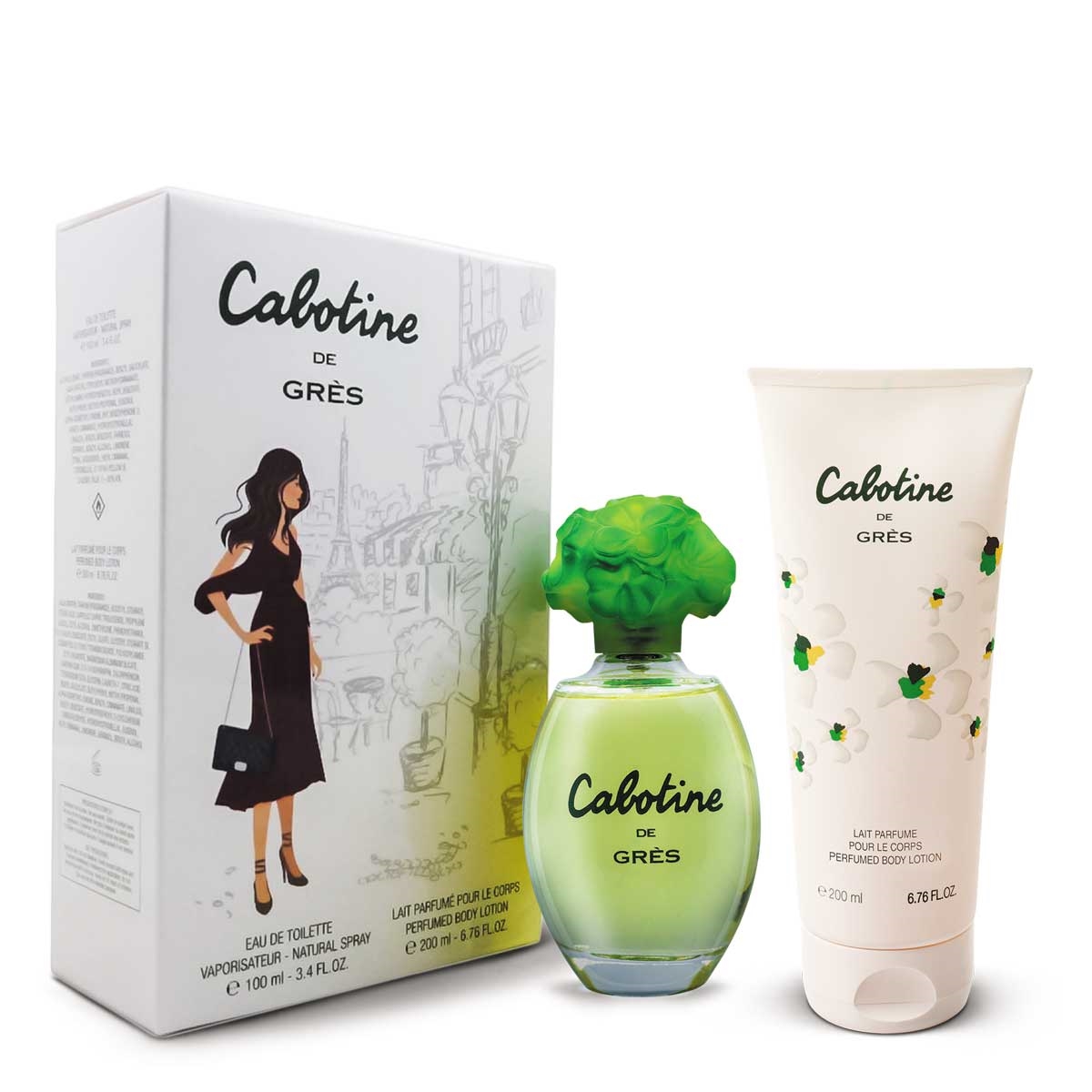 Kit Perfume Gres Cabotine 100ML + Body Lotion 200ML - Eau de Toilette